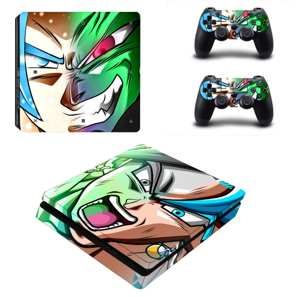 Dragon Ball Super Skin Sticker for PS4 Slim and Dualshock 4 Controller ...