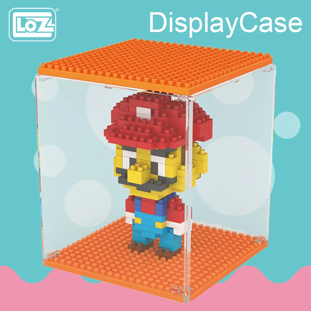 Loz Diamond Blocks 10cm Plastic Display Case Box Designed For Diamond Building Blocks Nano