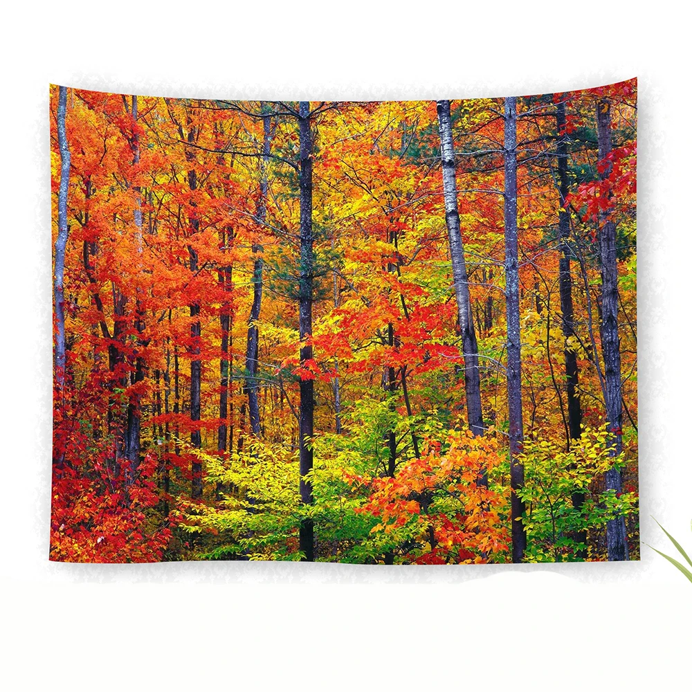 fall colorful tree tapestry 2018 new design drop shipping hot sale ...