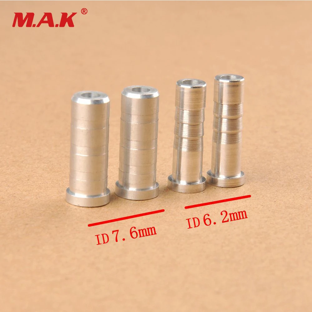 6 or 12pcs Arrow Aluminium Insert Fit 6.2mm 7.6mm Arrows/Crossbow Arrow ...