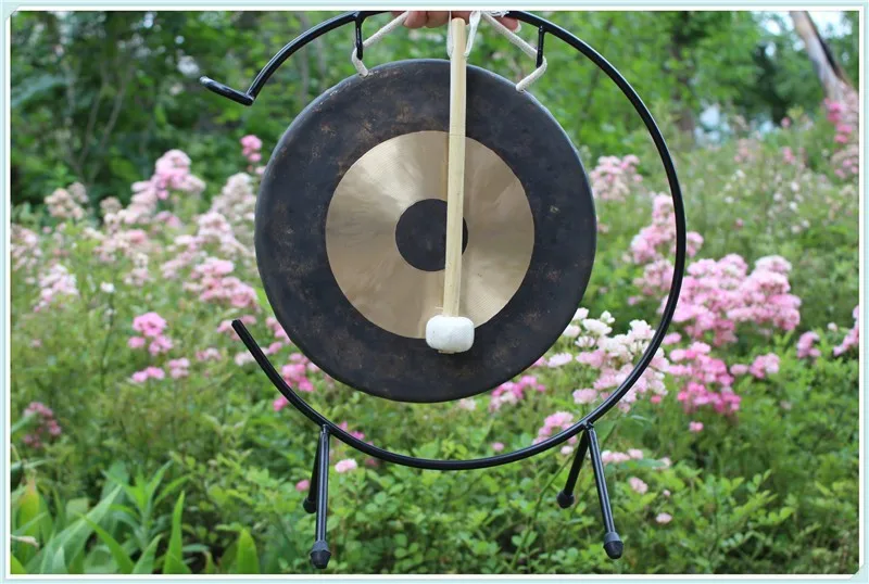 Instrumentos musicais de percussão tradicional Chau gongo chinês Chau ...