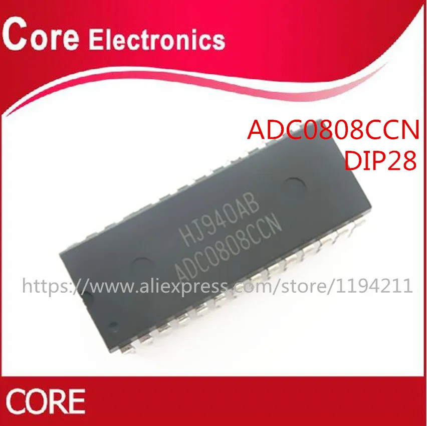 10 unidades ADC0808CCN ADC0808 DIP 24 nuevo|Circuitos integrados ...