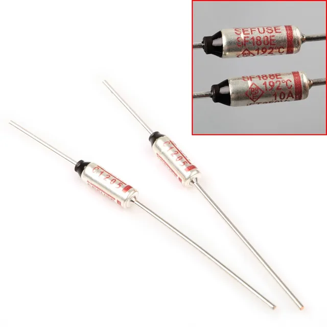 New 10pcs SF188E SEFUSE Cutoffs NEC Thermal Fuse 192 Degree 10A 250V-in ...