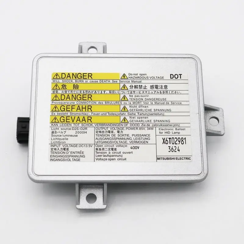OEM Mitsubshi W3T10471 Gen2 Xenon HID D2S X6T02981 D2R Ballast For ...