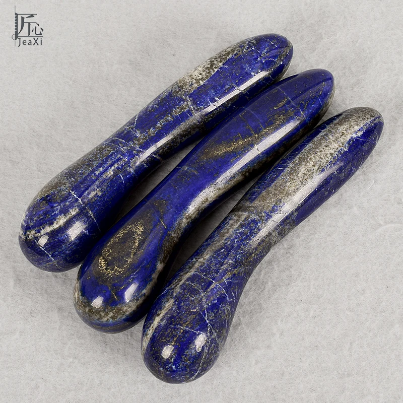 Crystal Wand Massage Big size Natural Lapis lazuli spiral Yoni Wands ...