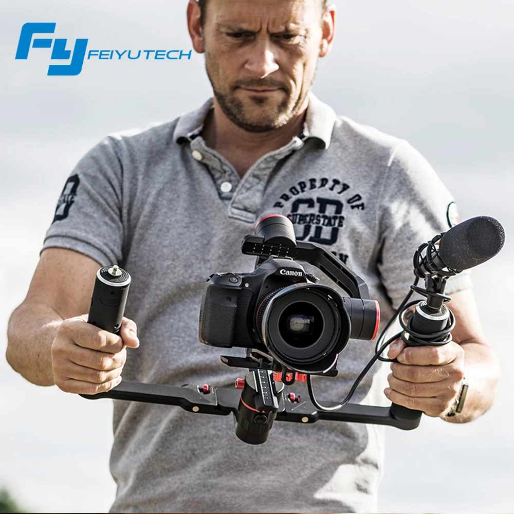 FeiyuTech feiyu FY a2000 3 Axis Gimbal DSLR Cameras Stabilizer Dual ...