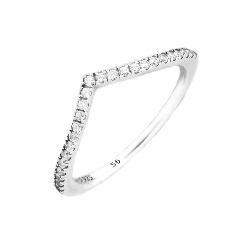 Shimmering-Wish-Rings-with-Clear-CZ-100-Authentic-925-Sterling-Silver ...