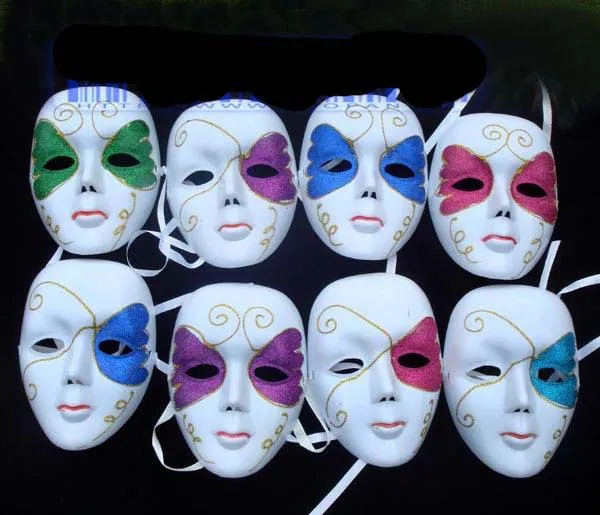 Half Face Mask Designs Blue