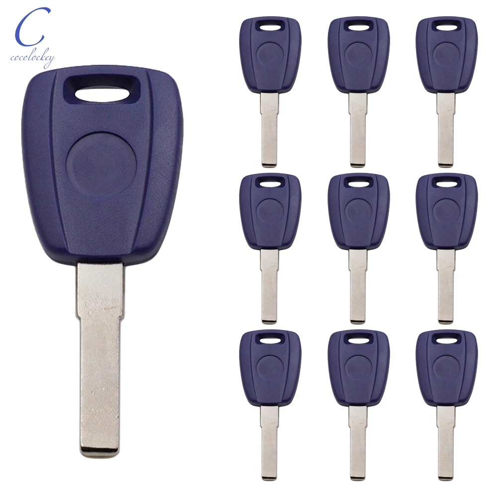 Cocolockey Car Transponder Chip Key Shell No Chip FOR Fiat Bravo Punto ...