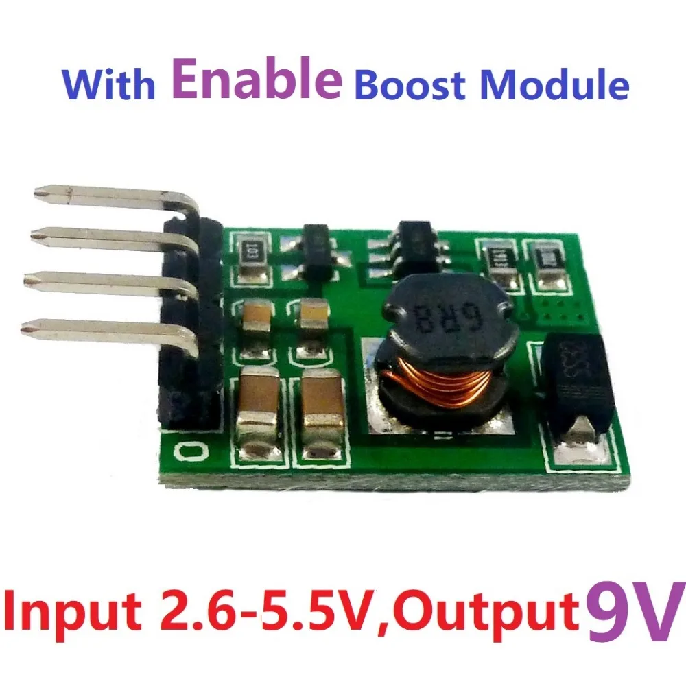 With Enable Dc-dc Step-up Boost Converter 3v 3.3v 3.7v 4.2v 5v To 9v ...