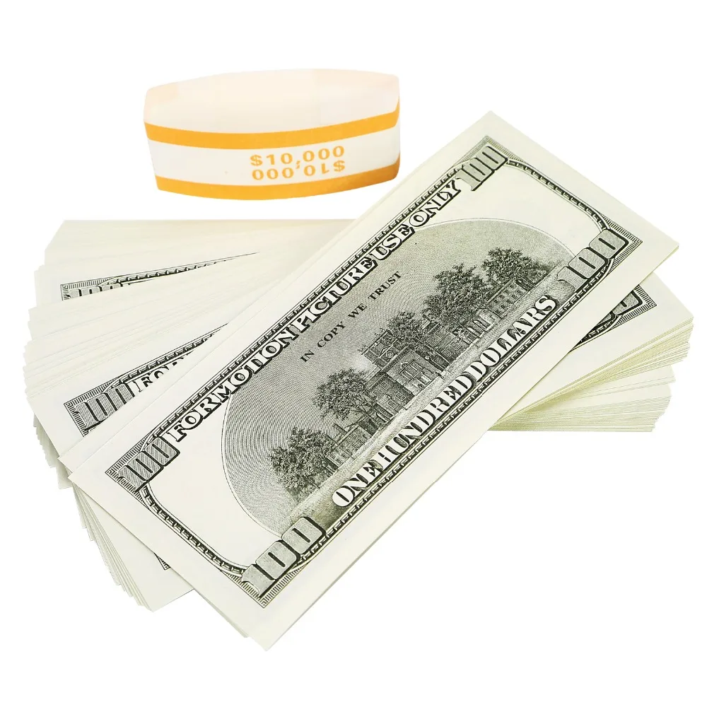 Prop Money that Looks Real,Movie fake Money Full Print 2 Sided $100 ...