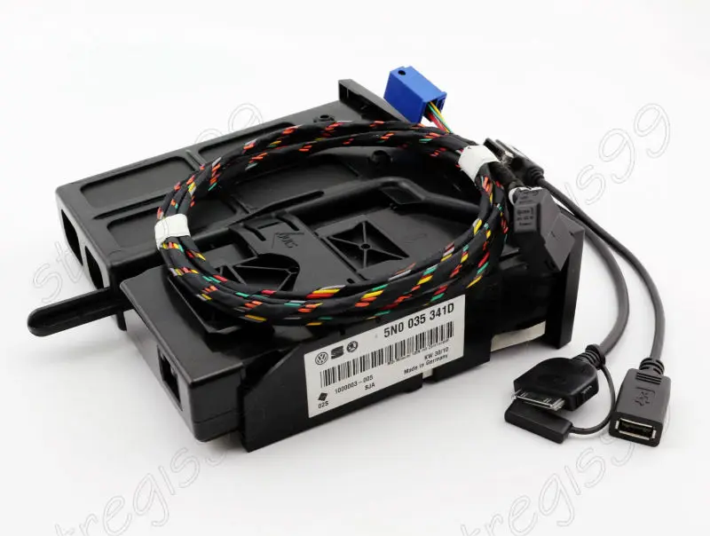 Genuine Media In MDI Dock w/ MDI Cable Fit For VW RNS510 MFD3 RCD510 ...