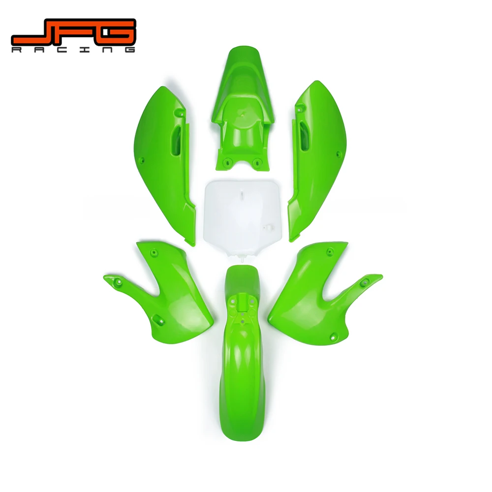Motorcycle Plastics Kit Fender Farings For KAWASAKI KX65 KX 65 2000 ...