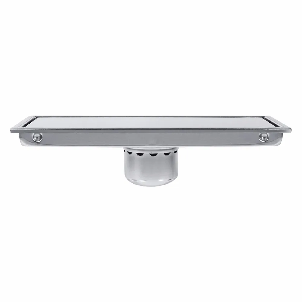 1 Set Floor Drains Stainless Steel Linear Shower Floor Drains Tile ...