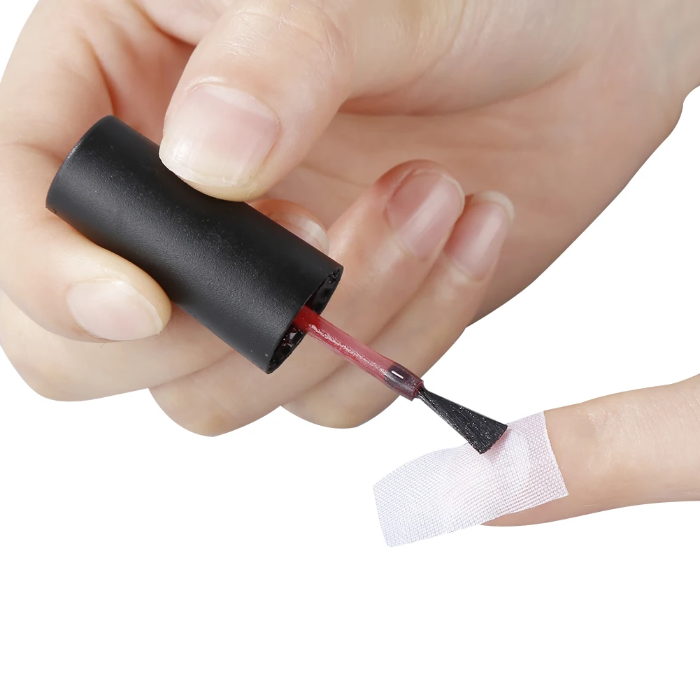 Elecool Adhesive Nail Repair Fiberglass Silk Wrap Nail Protector Reinforce Nail Tips White Uv