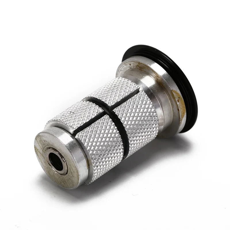1Pc Silver Bike Fork Steerer Headset Expander Plug Adjuster Top Cap ...