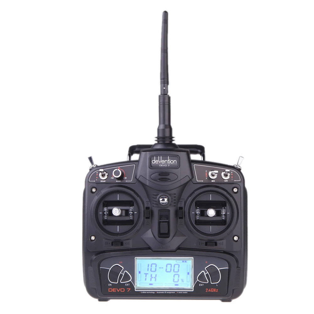 Original-Walkera-DEVO-7-Transmitter-2-4G-LCD-Screen-Radio-System-RC ...
