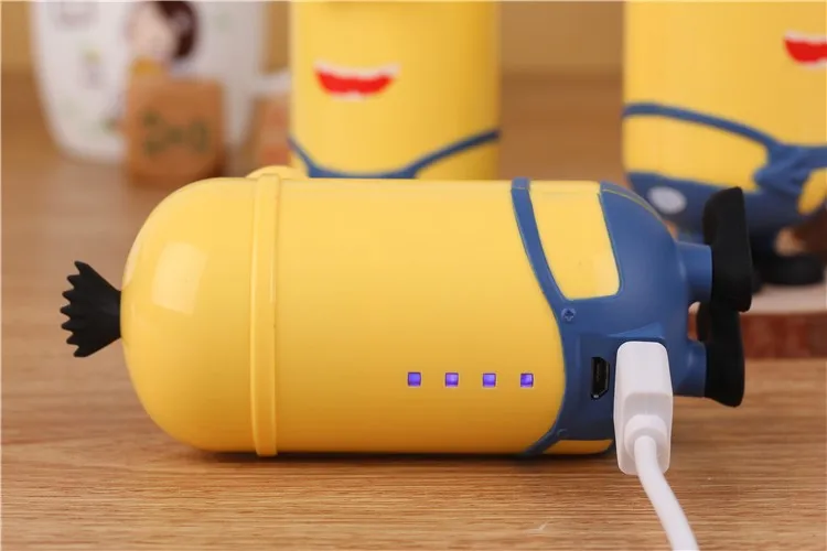 cartoon turly 6000mah minions universal Portable Power Bank Despicable ...