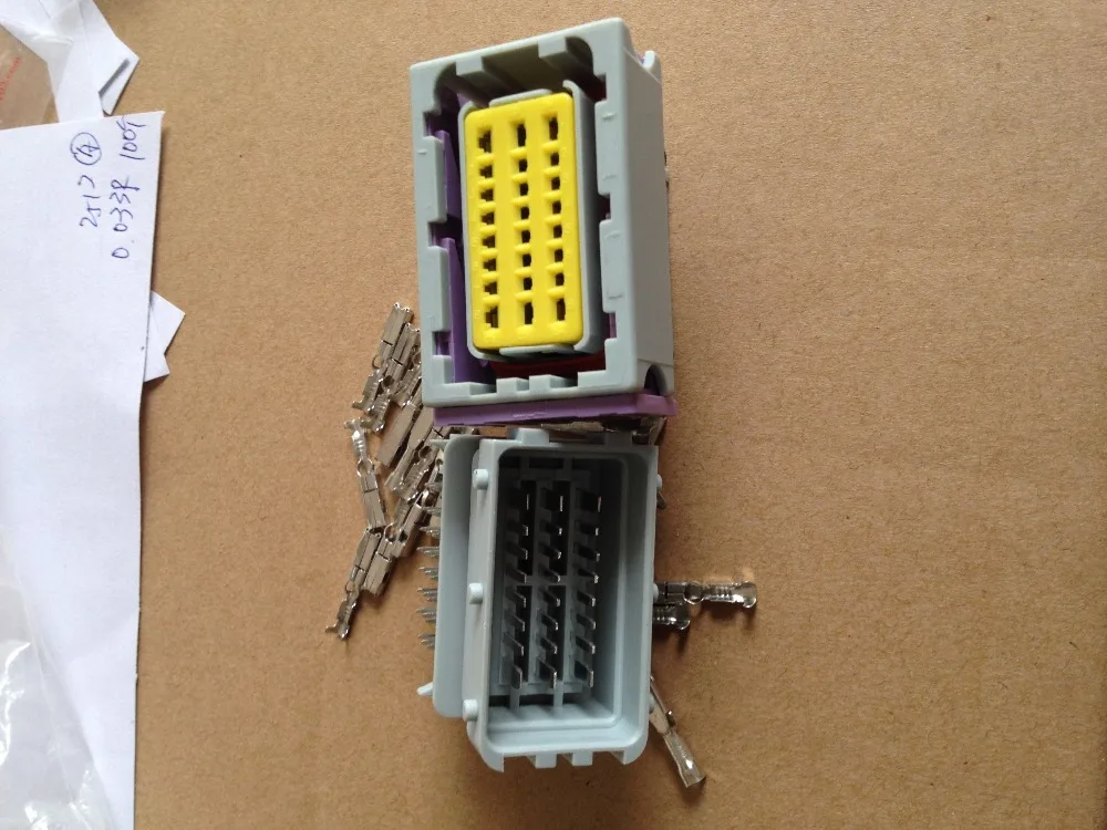 (Macho y hembra) ECU24 conectores pin conector ECU automotriz 24 pin ...