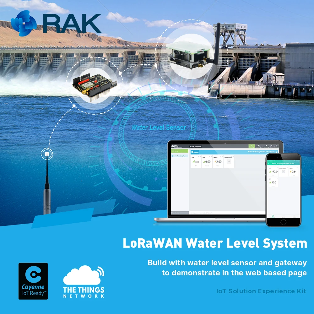 LoRaWAN-Water-Level-System-build-with-Water-Level-Sensor-and-LoRa ...