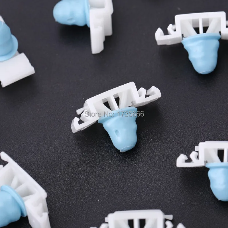 100PCS Moulding Clip Nylon Retainer With Rubber Boot 51 13 2 251 394 ...