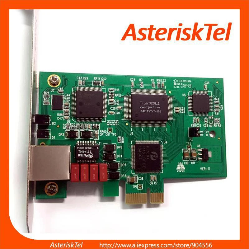 TE110PE-Asterisk-Card-with-Low-Profile-E1-T1-Card-PCI-E-ISDN-PRI-Card ...