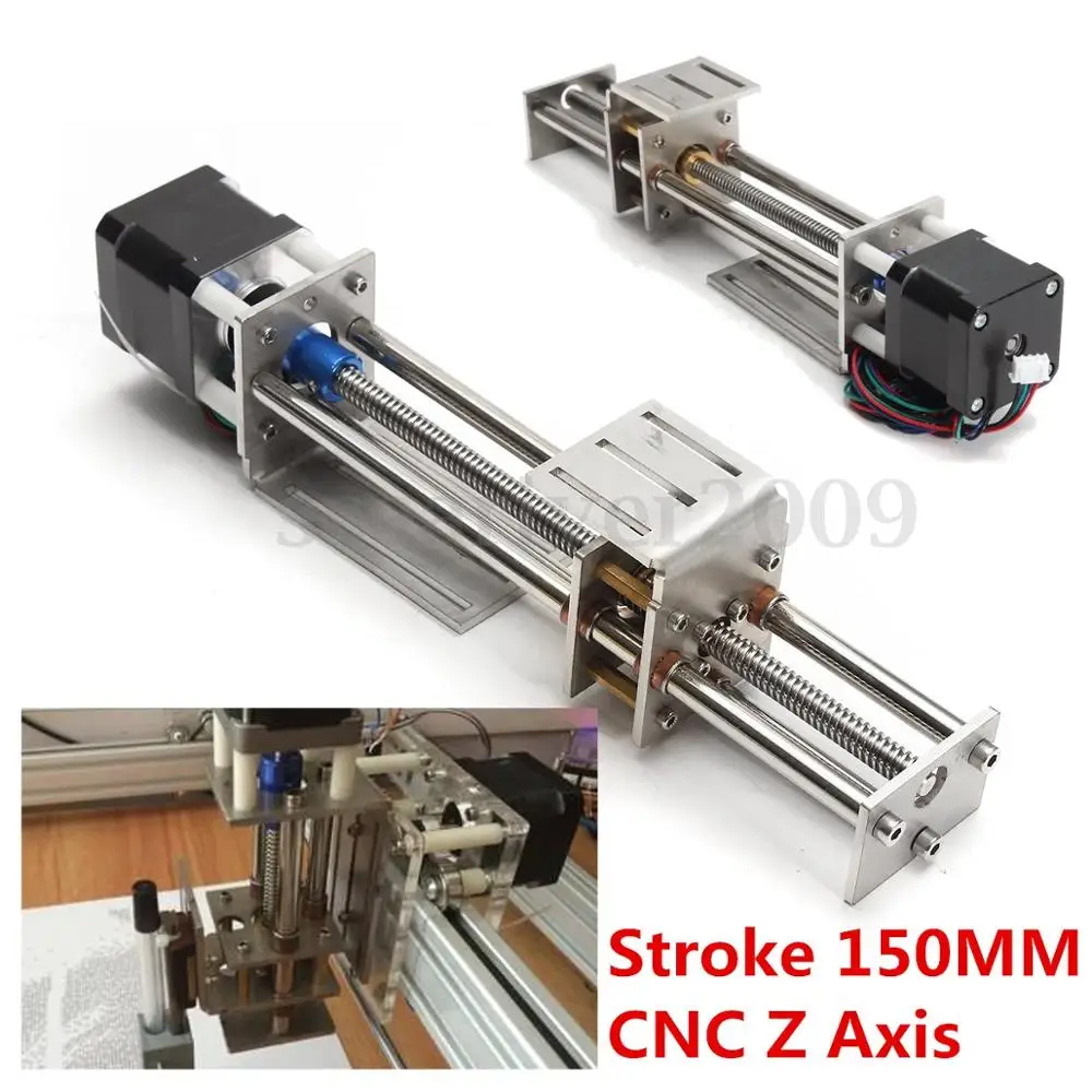 50mm-150mm-Slide-Stroke-CNC-Z-Axis-slide-Linear-Motion-NEMA17-Stepper ...