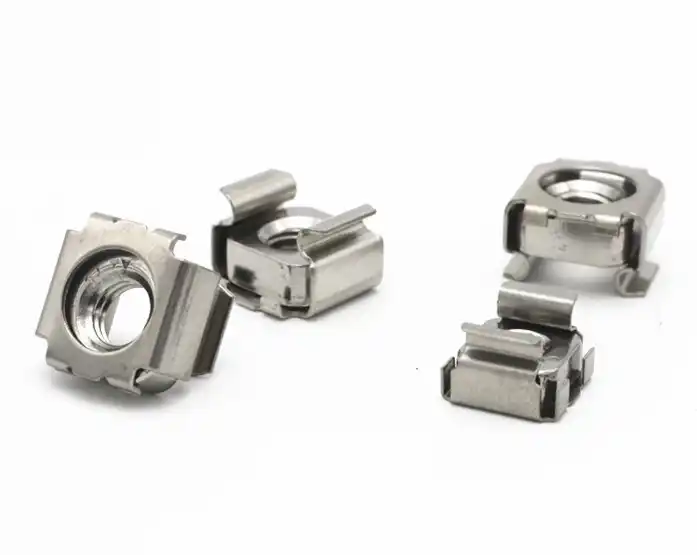 M4/M5/M6/M8 Cabinet Nuts Cage Iron Clip Caged Nut Square Rack Mount 304 ...