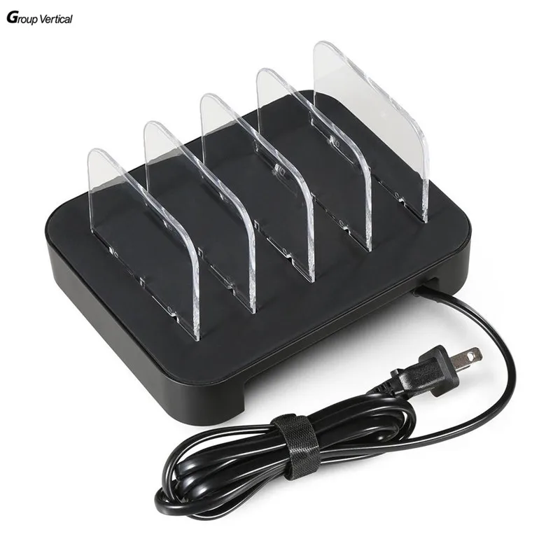 Group Vertical USB Charger Station Universal 4.8A Multi Port Detachable ...