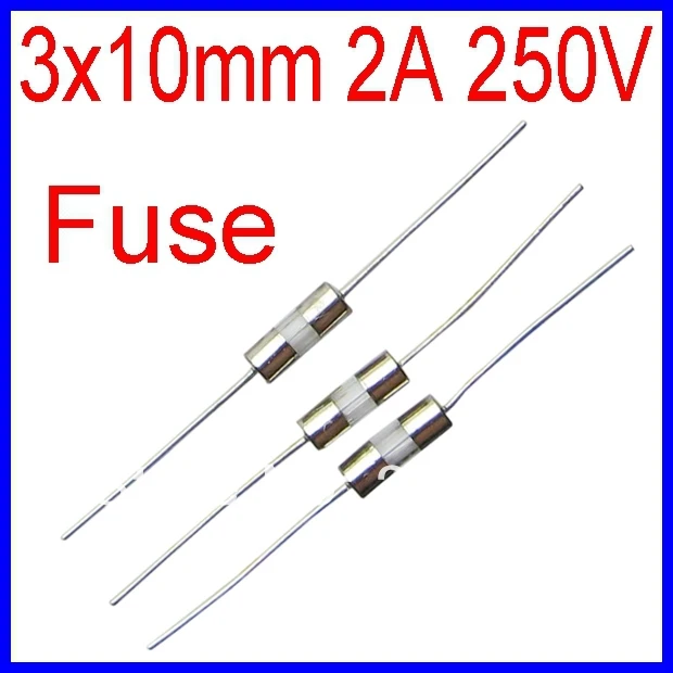 3x10mm 2A 250V Fuse With Pin-in Fuses from Home Improvement on ...