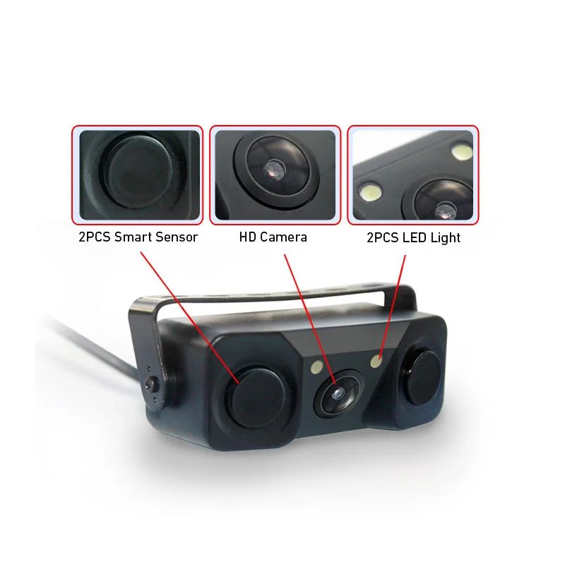 Car Radar and Rear View Camera Multi function Universal Rear Radar ...