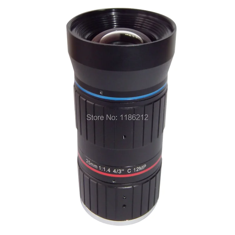 12.0mega Pixel C Mount 25mm 4/3" F1.4 Its Correction Fixed Focal Length ...