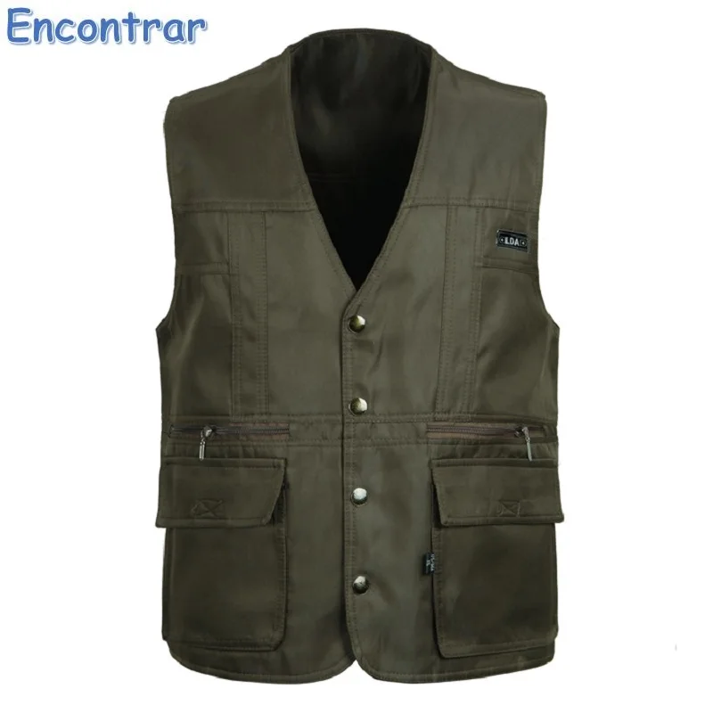 Encontrar Men Vests Sleeveless Unloading Fashion Waistcoat With Many