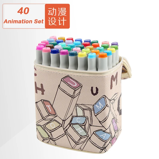 TOUCHMARK Markers Pen Set 40/60/80/168 Color Animation Sketch Marker ...