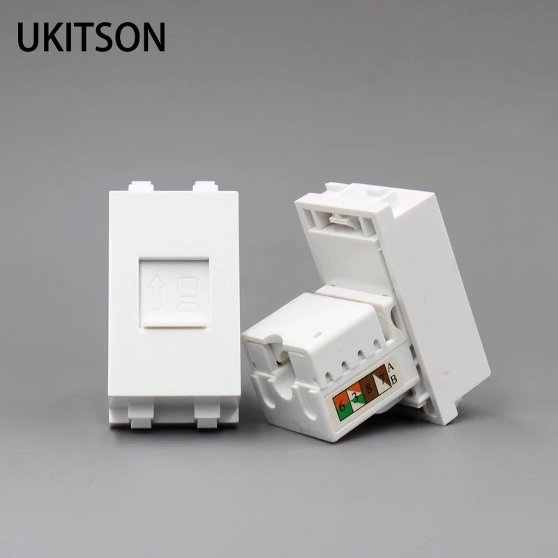 1000m Rj45 Connector Wall Plate Socket With Slide Cover Integrate One ...