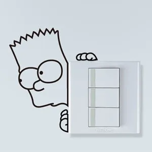 Bart Simpson Kill Switch Sticker