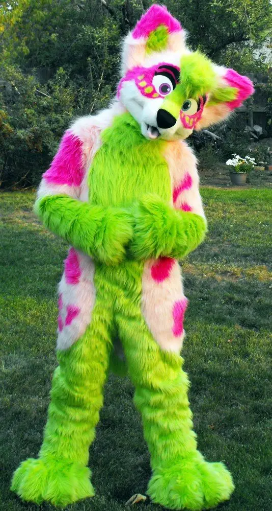 OISK piękne Furry Fursuit maskotka kostium Halloween boże narodzenie ...