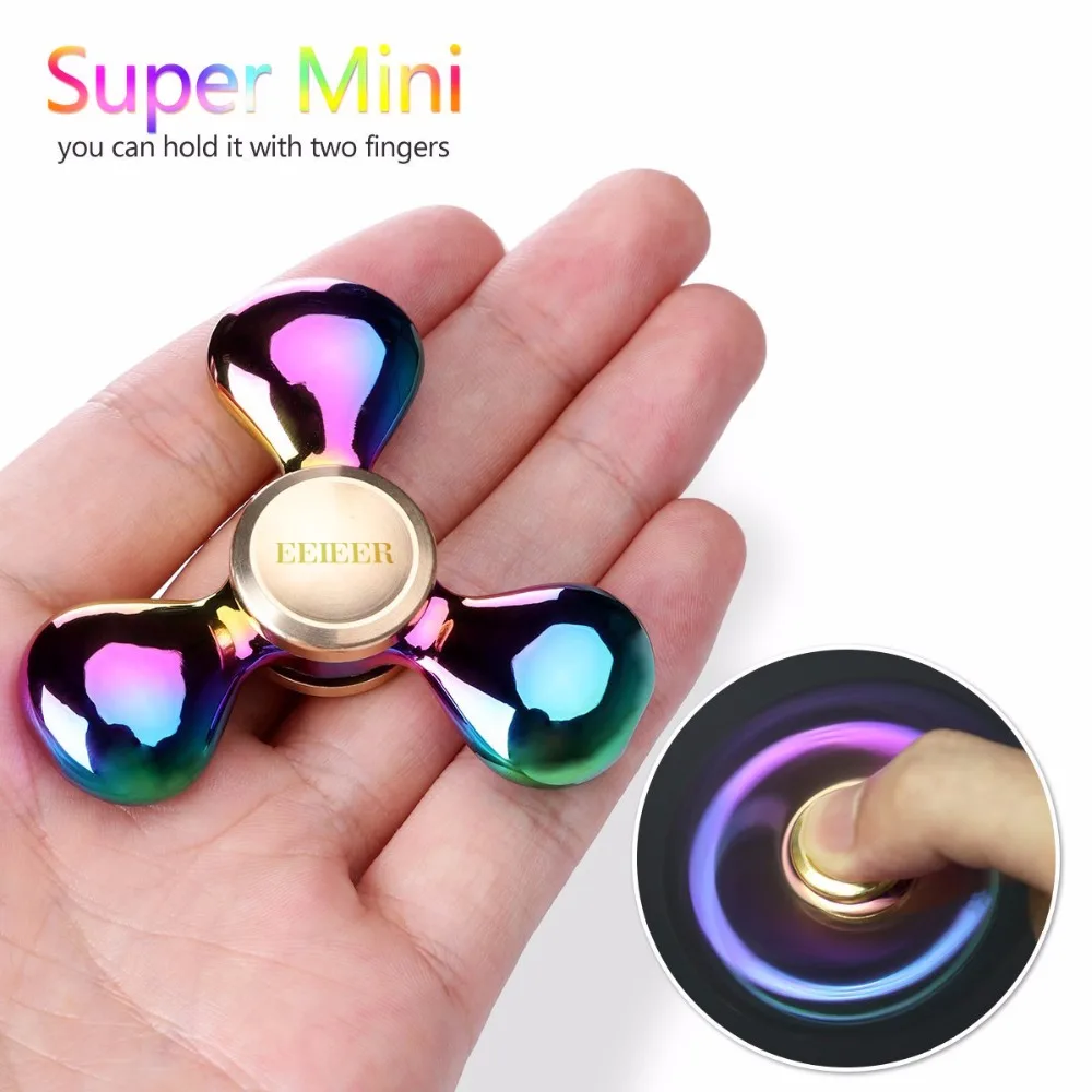 EEIEER Fidget Spinner Mini Innoo Tech Color Hand Spinner Al and Ti ...