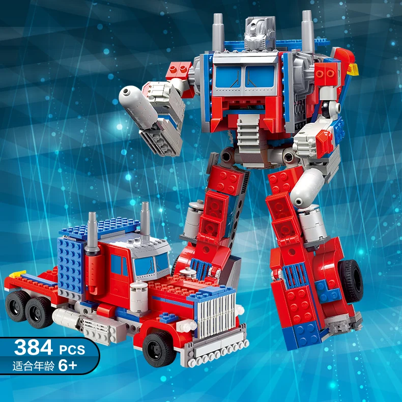 MLOOMEN 8023 Bumblebee Building Blocks Figures Model Kids Toys Robot 2 ...