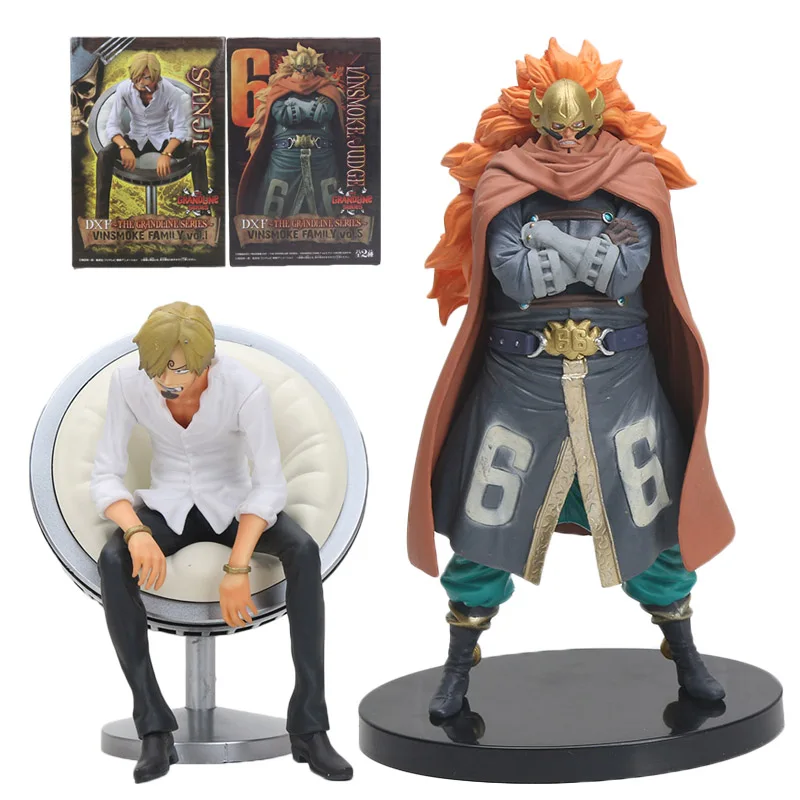11cm / 18cm Anime One Piece Vinsmoke Sanji Vinsmoke Judge Father son ...