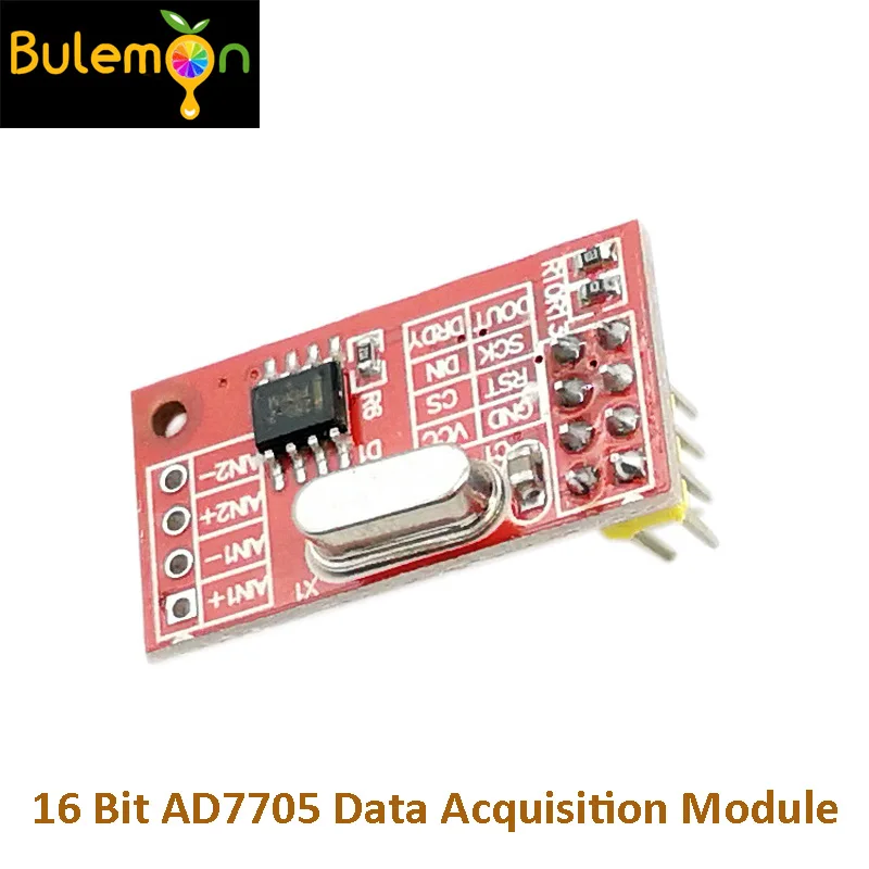 AD7705 Data Acquisition Module 16 Bit Dual channel ADC Module PGA SPI ...