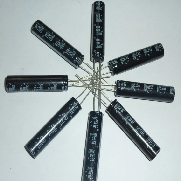 5pcs 120uF 330V Nippon Chemi Con NCC Photo Flash Capacitor 10x43.5mm ...