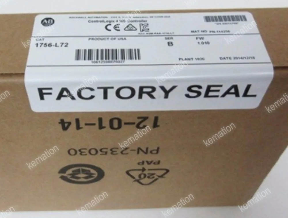 Original 1756 L72 PLC AB 1756L72 4 MB de Memória Módulo Do Processador ...