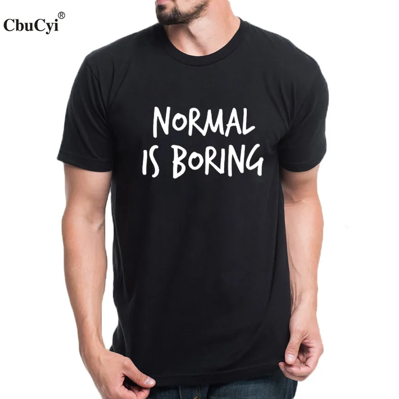 Normal is Boring t shirt Hip Hop rap Music Funny T Shirts Tumblr ...
