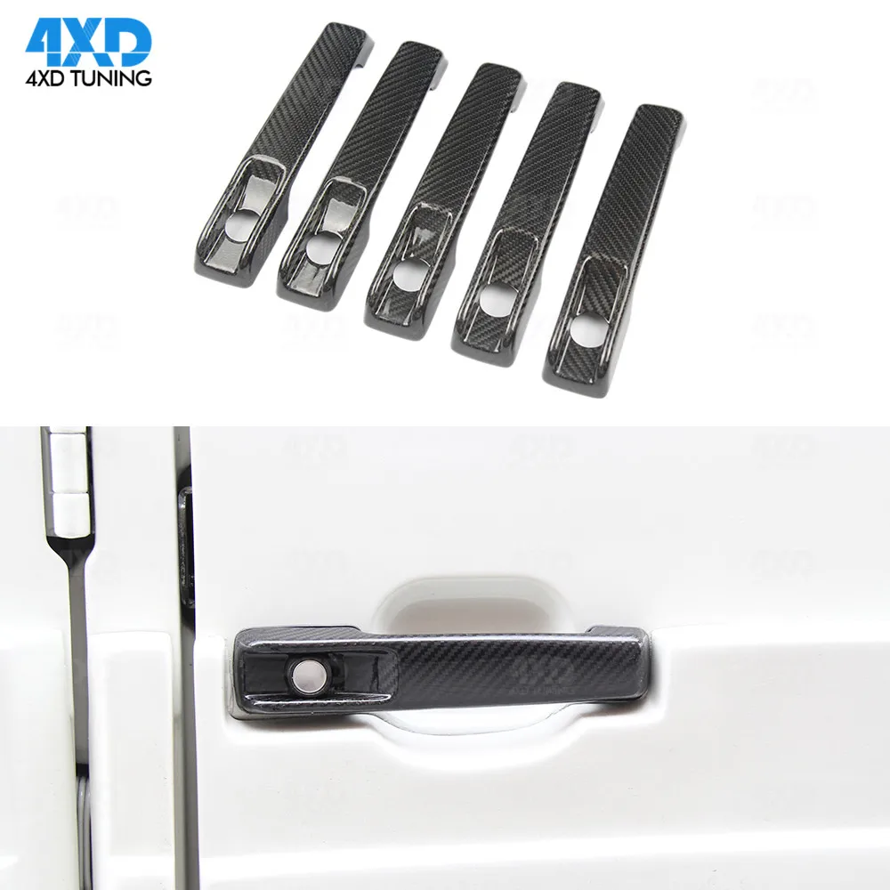 W463 G63 Side Carbon Door Handle Trim For Mercedes G500 G55 G65 G Class ...