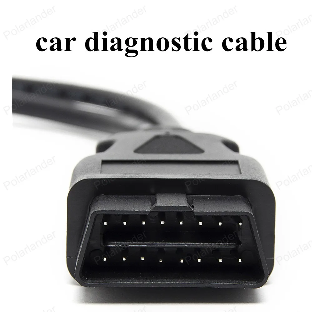 Obd2 Splitter 2 Way OBD2 Splitter Cable - Male To Dual Female Y Adapter ...