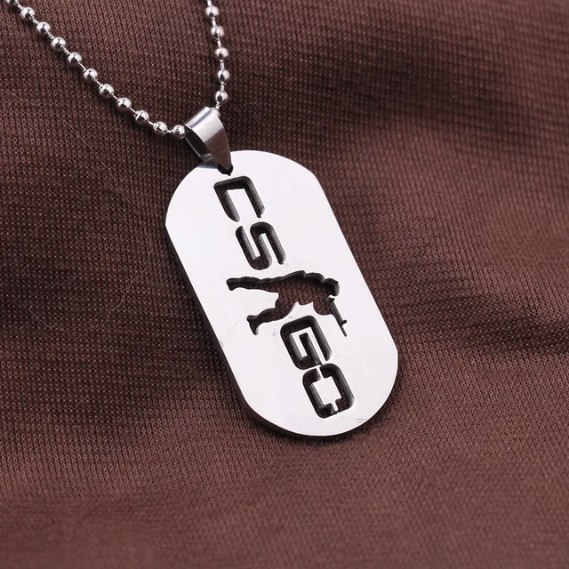 Cs Go Counter Strike Necklace Dog Tag