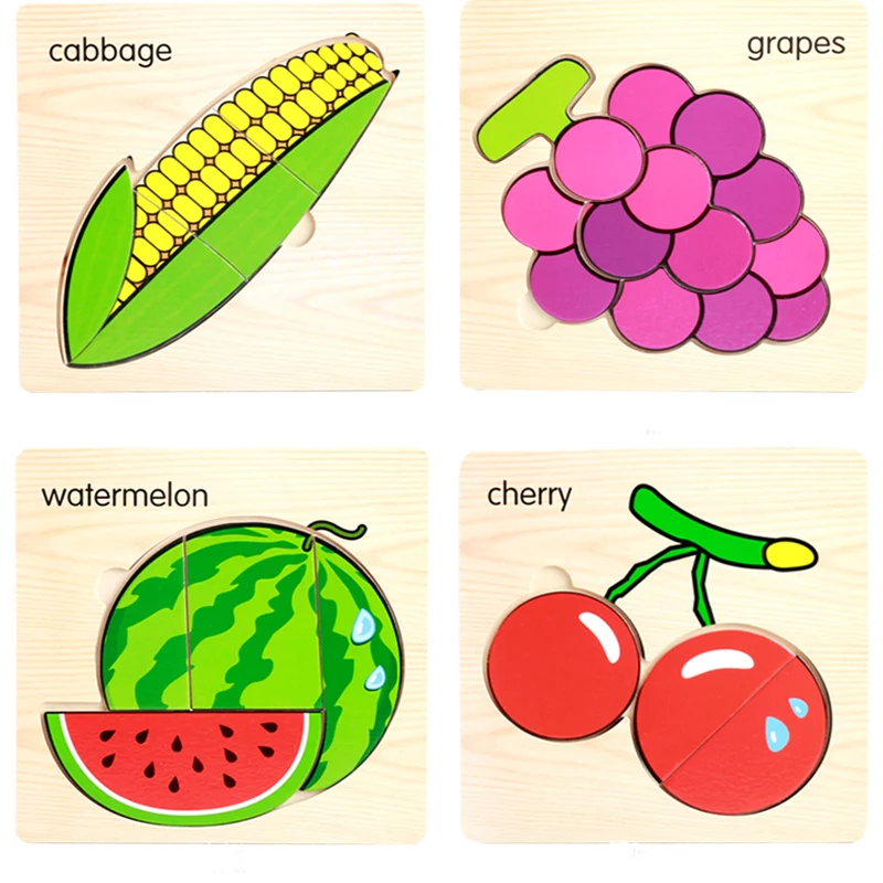 Toys Toys & Games Educational Gifts for Kids Montessori Puzzle Baby ...