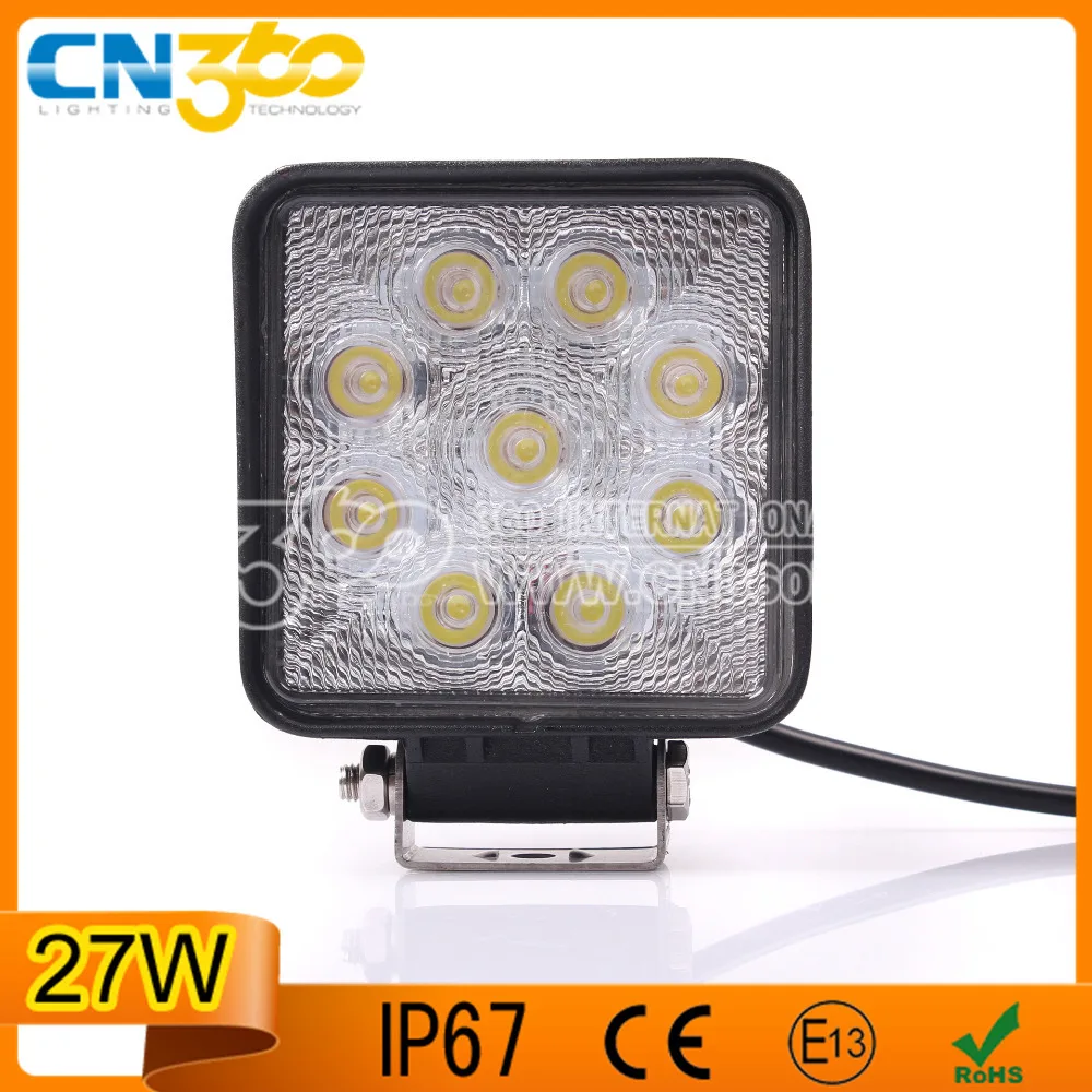 1pcs 27w epistar led driving lamp spot for UTV 6000k|lamp spiral|spot ...
