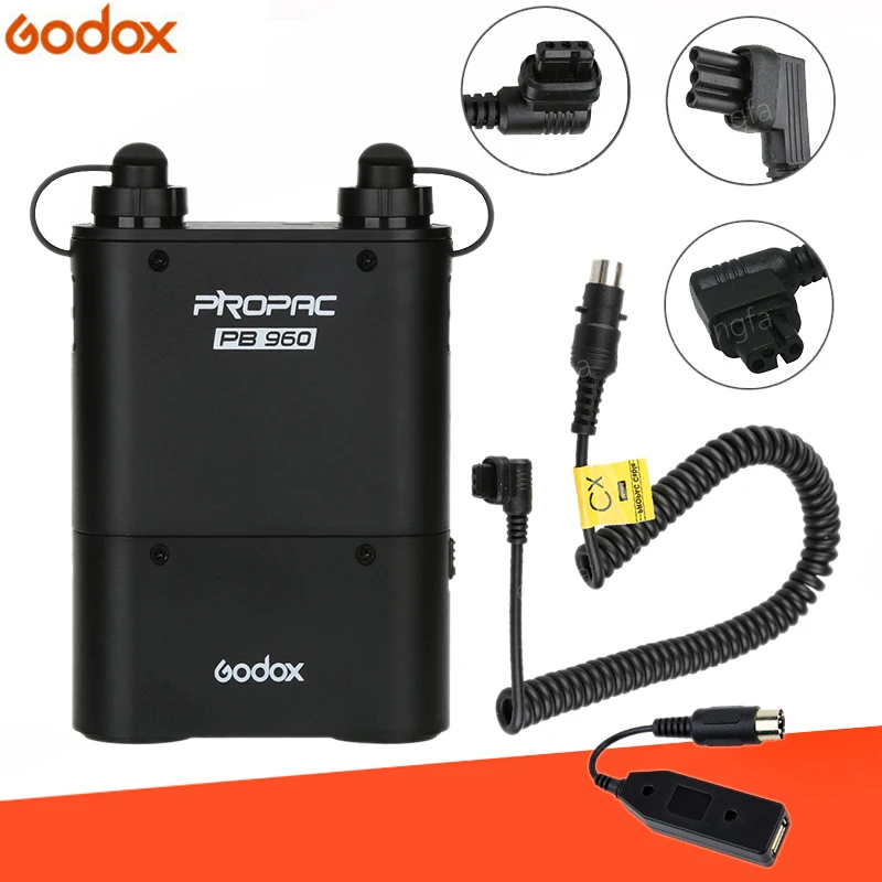 Godox Kit de batería PB960 para Flash Speedlite, batería de 4500mAh ...